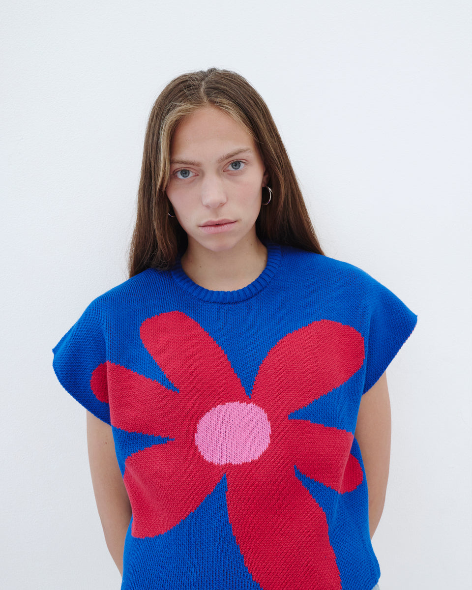 PEMY FLOWER Pamuk Triko Süveter