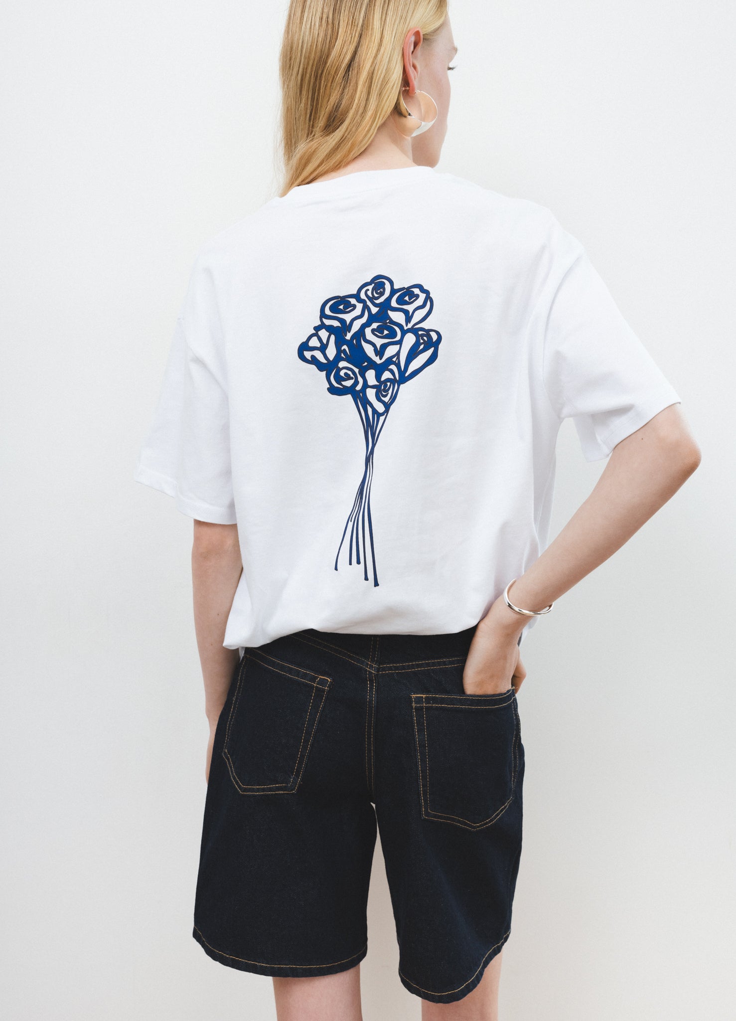 FLOWER Oversize Tişört – PEMY